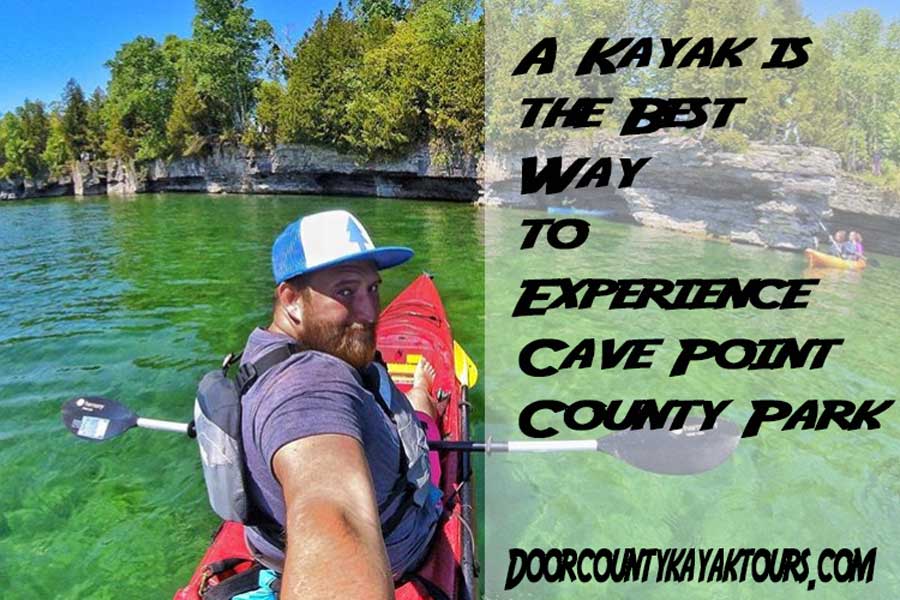 A Kayak is the Best Way to Experience Cave Point County Park